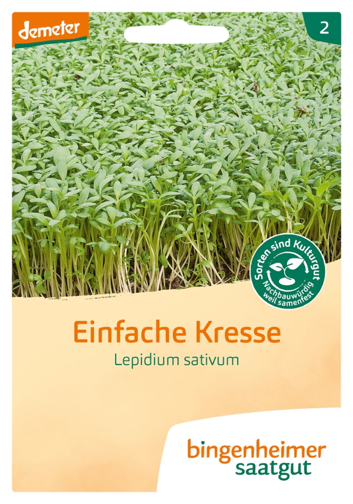 BIO Saatgut Kresse einfache – Biogartenladen